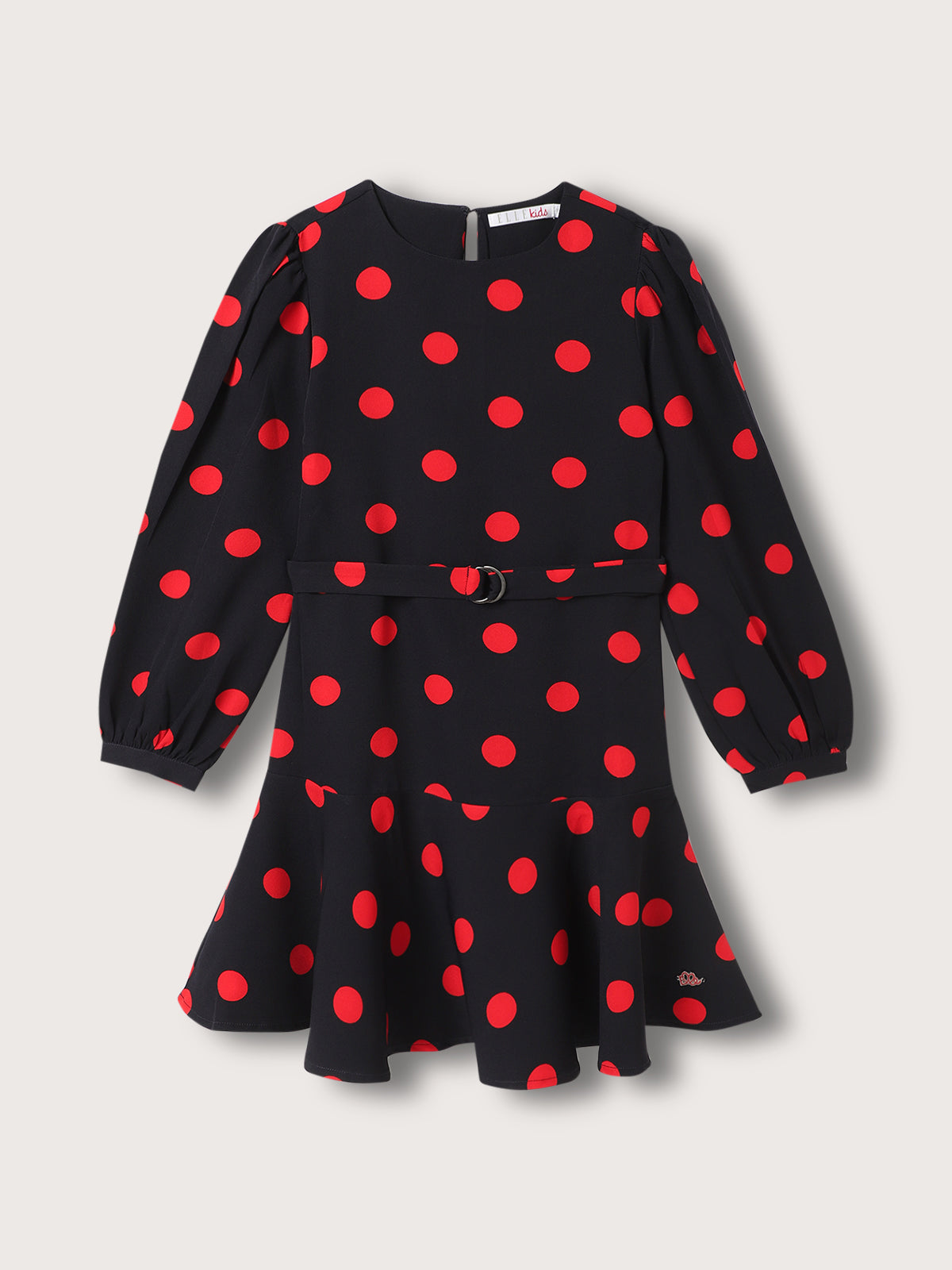 Shop Elle Kids Girls Multi Printed Round Neck Dress Online – Iconic India