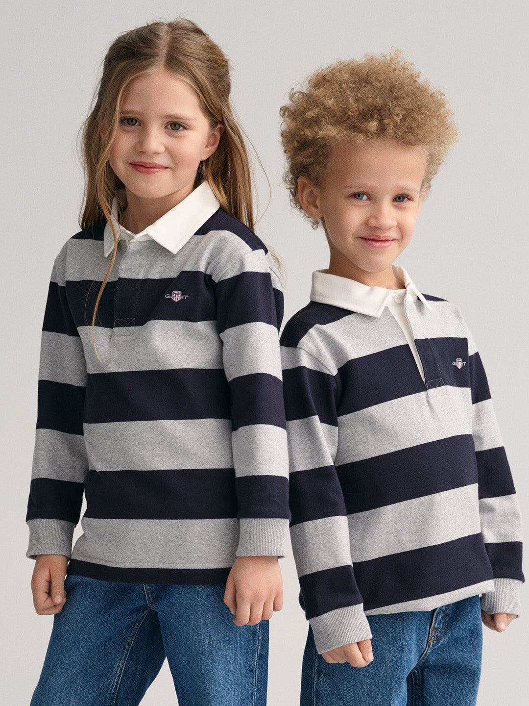 Shop Gant Kids Navy Striped Relaxed Fit T-Shirt Online – Iconic India