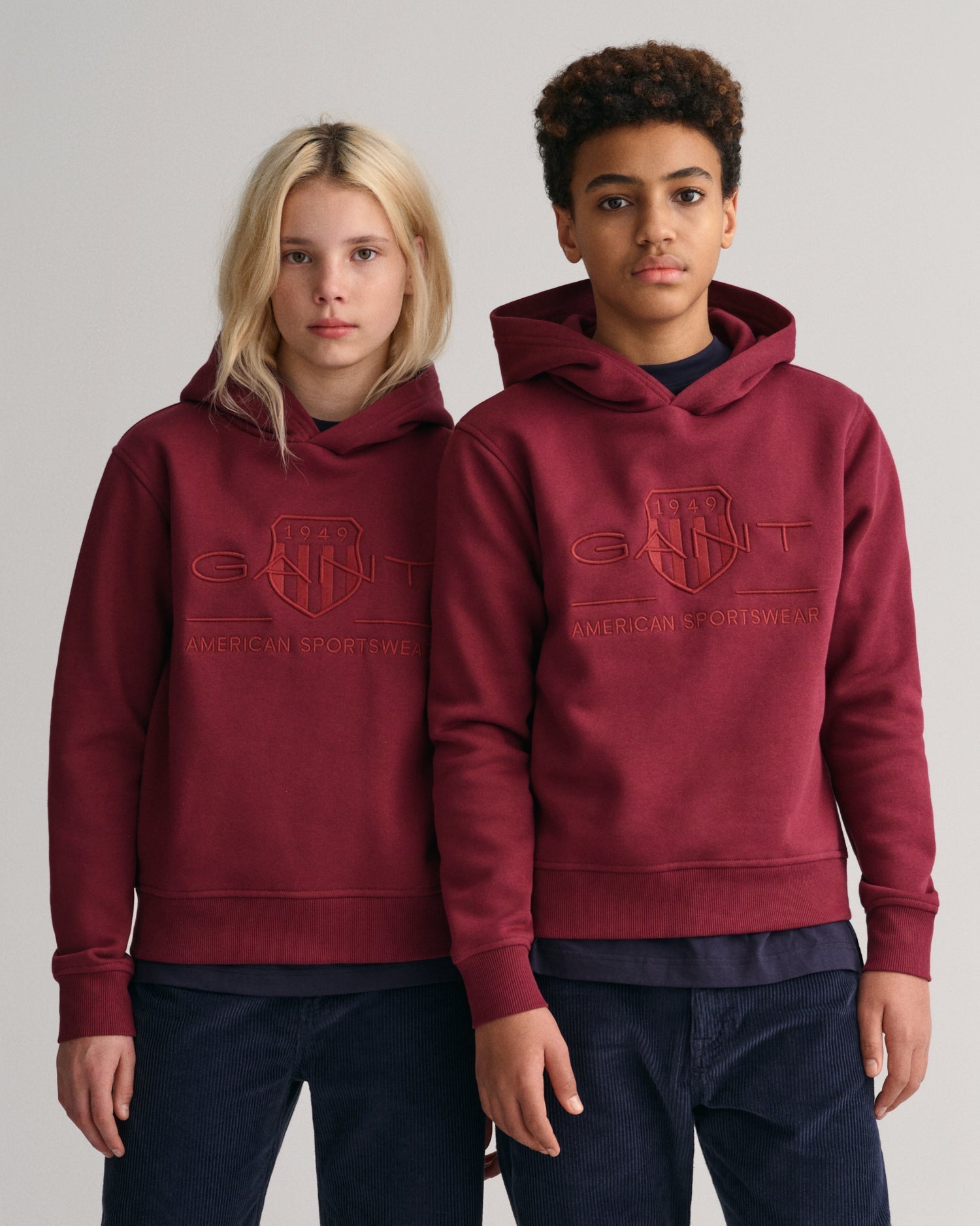 Shop Gant Kids Embroidered Hooded Sweatshirt Online – Iconic India
