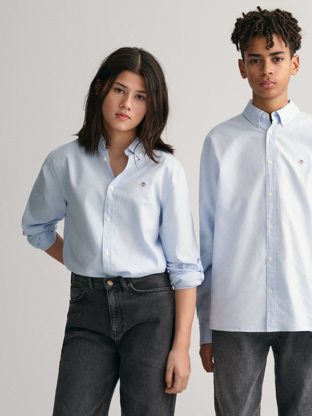 Shop Gant Kids Blue Regular Fit Shirt Online – Iconic India