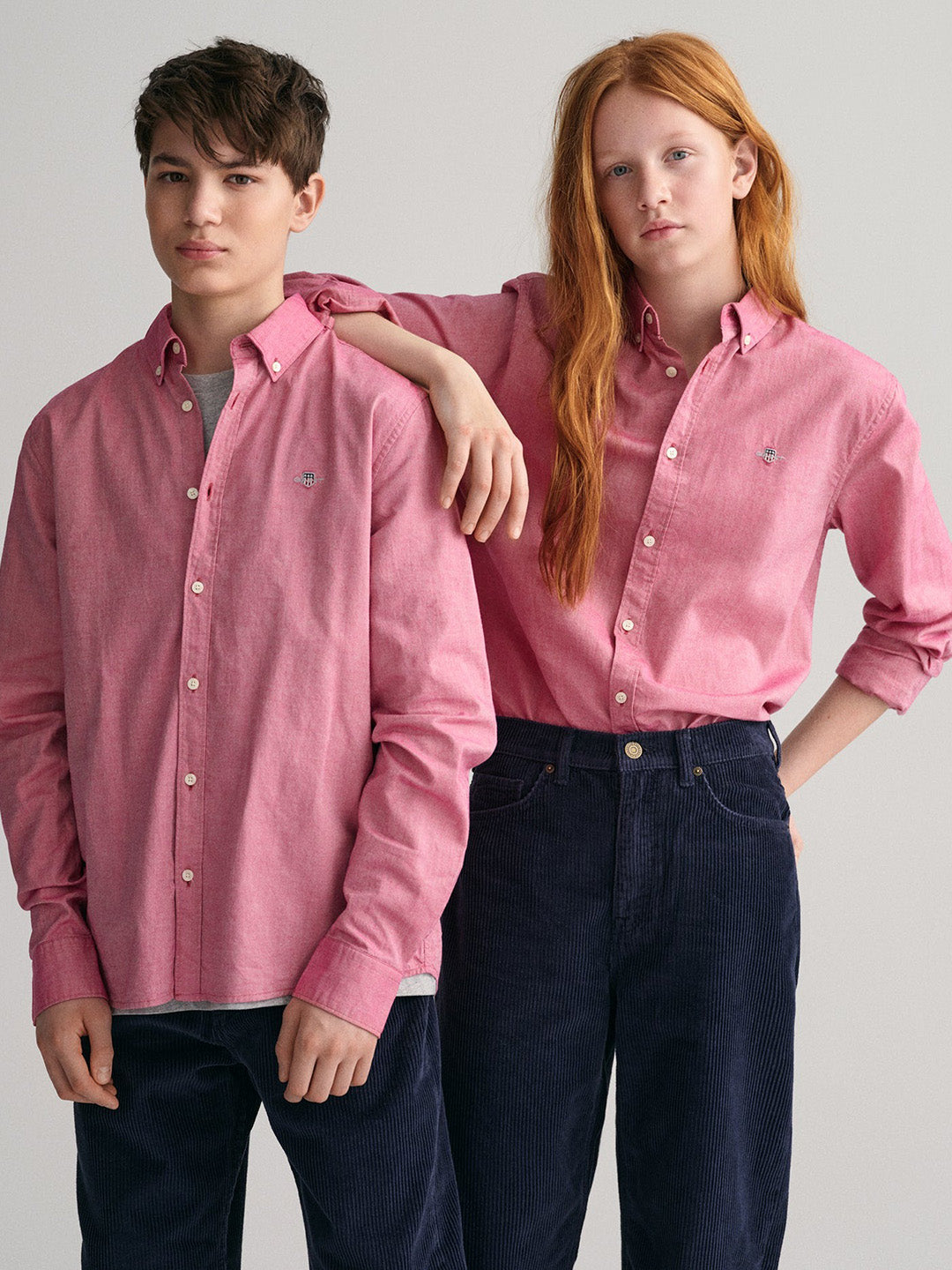 Shop Gant Kids Pink Regular Fit Shirt Online – Iconic India