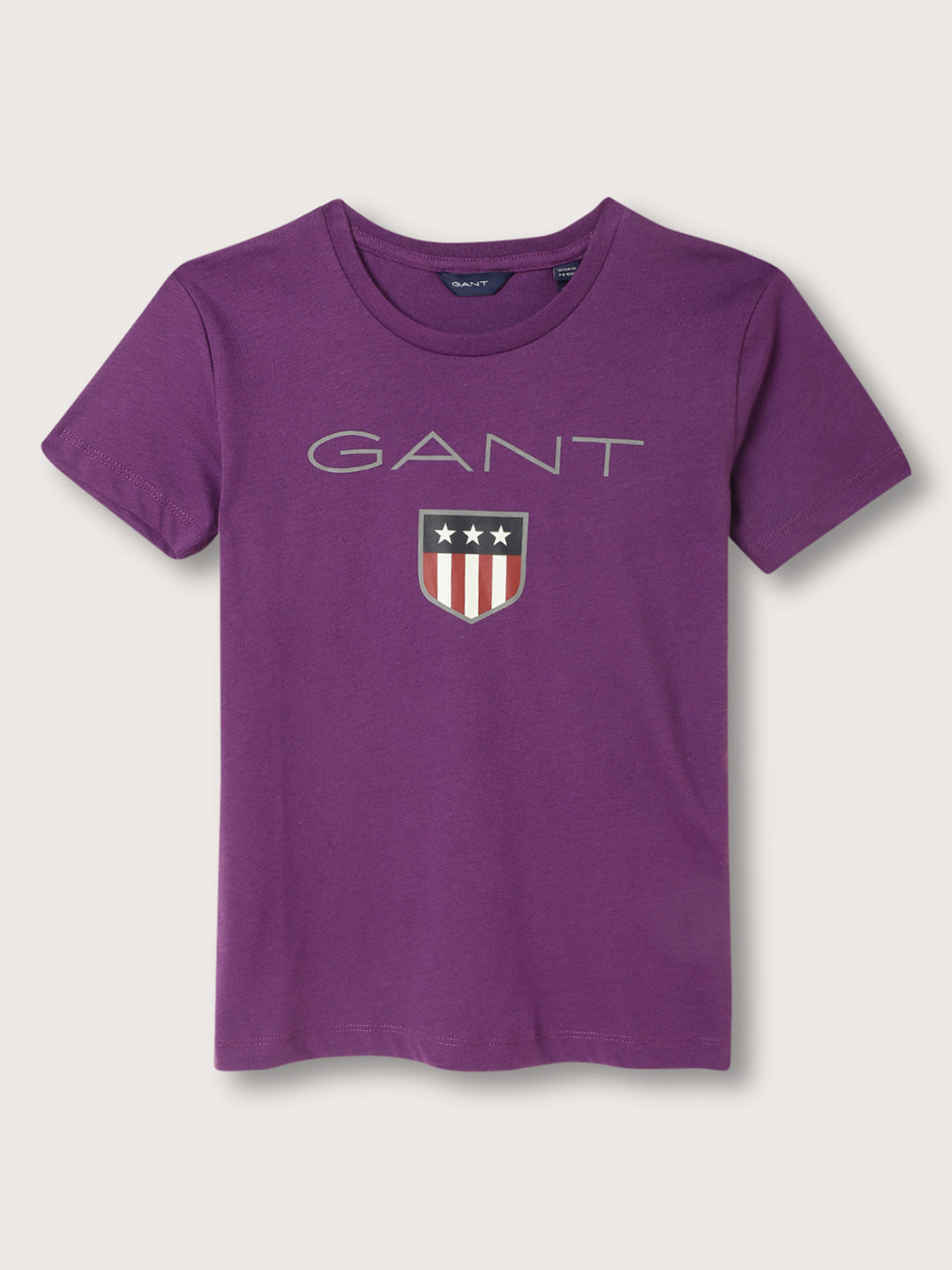 Shop Gant Kids Purple Logo Regular Fit T-Shirt Online – Iconic India