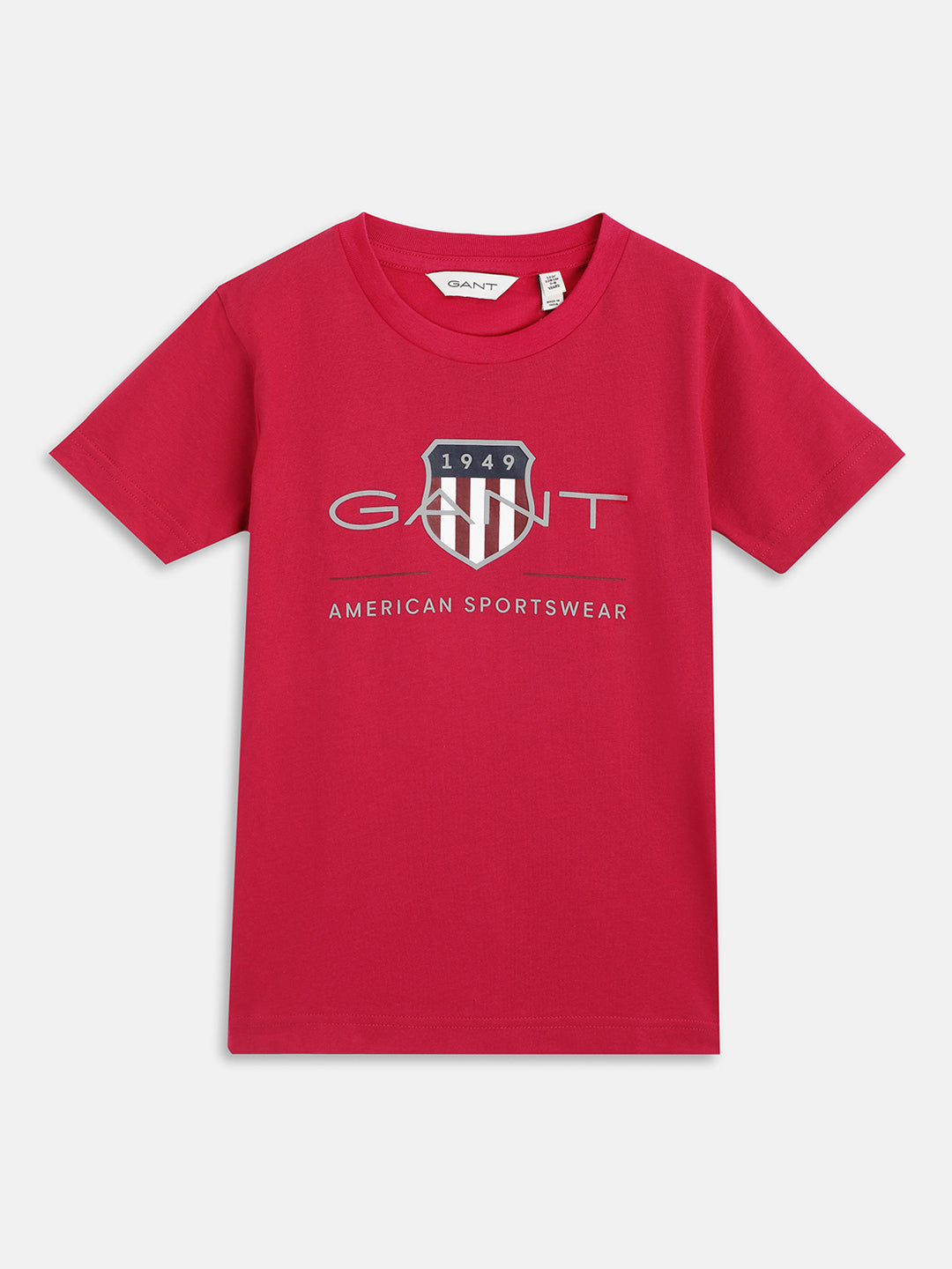 Shop Gant Kids Pink Logo Regular Fit T-Shirt - GANT India – Iconic India