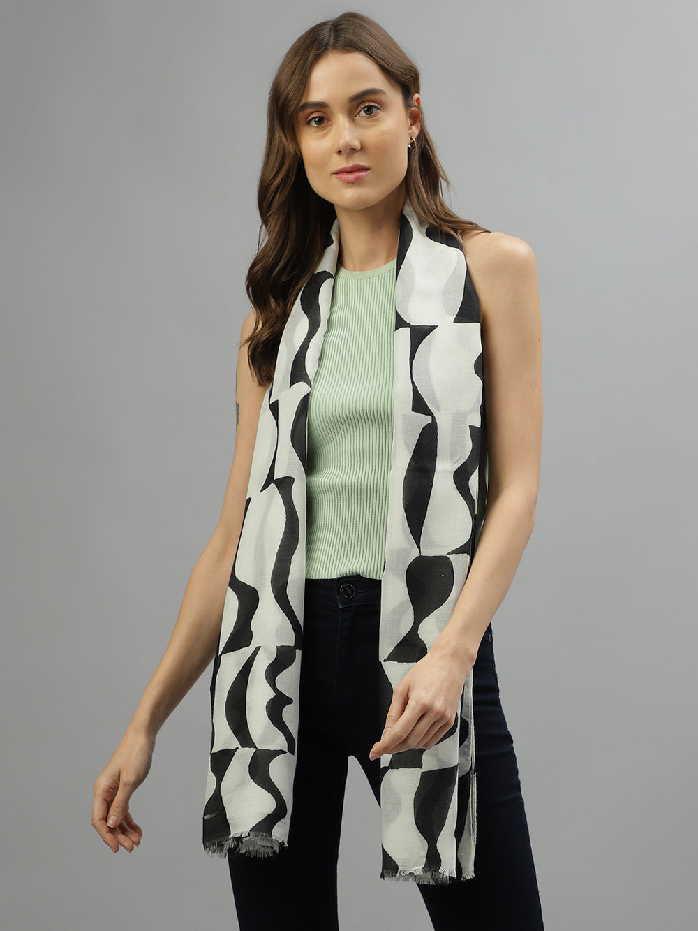 Shop Centre Stage Women Multi Printed Scarf Online – Iconic India