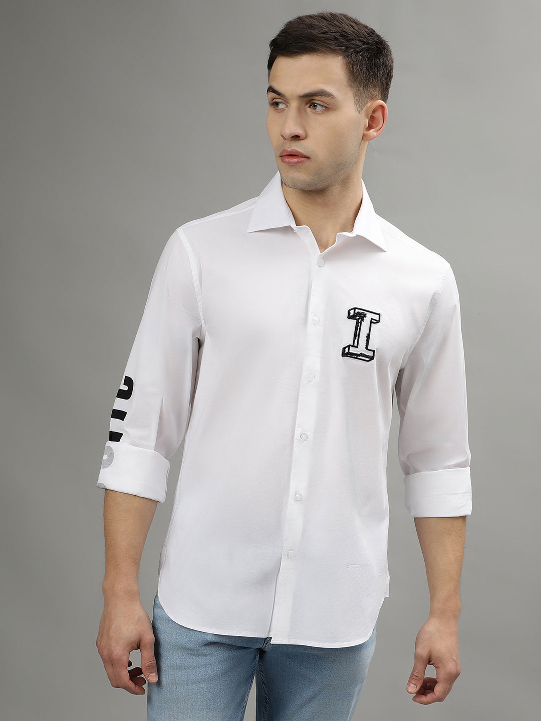 Shop Iconic White Fashion Regular Fit Shirt Online – Iconic India