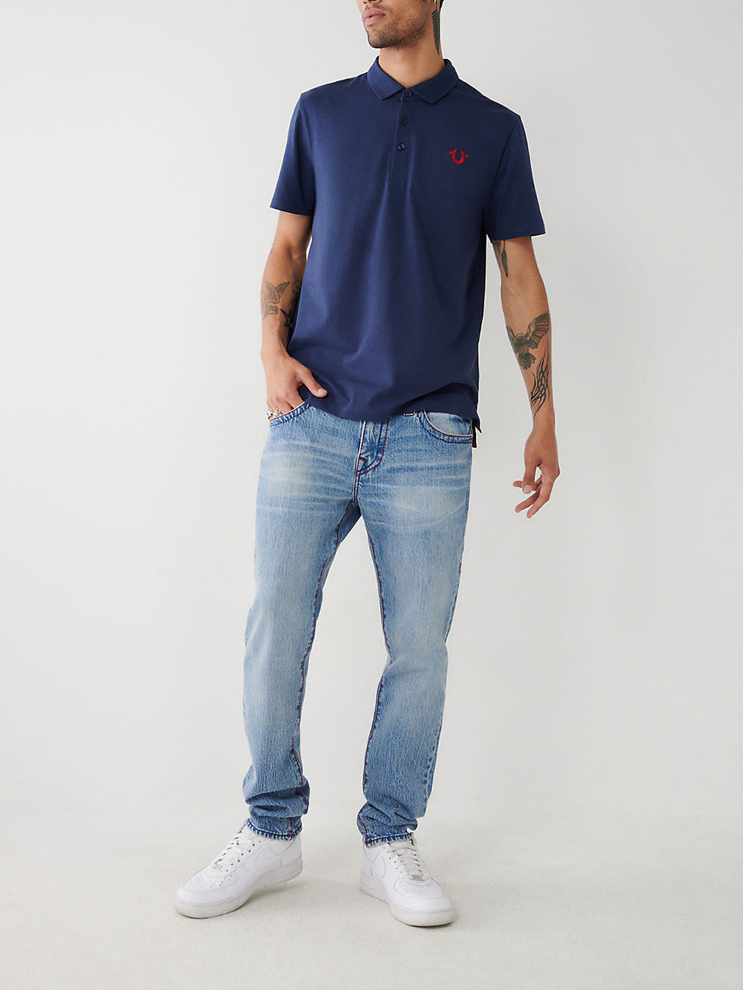 Shop True Religion Men Solid Skinny Fit Jeans | ICONIC INDIA
